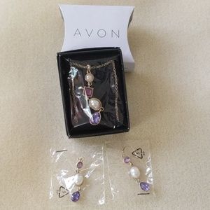 Avon | Jewelry | Avon Necklace And Earrings Gift Set 24 New | Poshmark